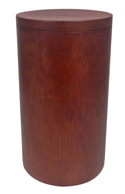 Mangowood Cylinder Urn | Lone Star Cremation