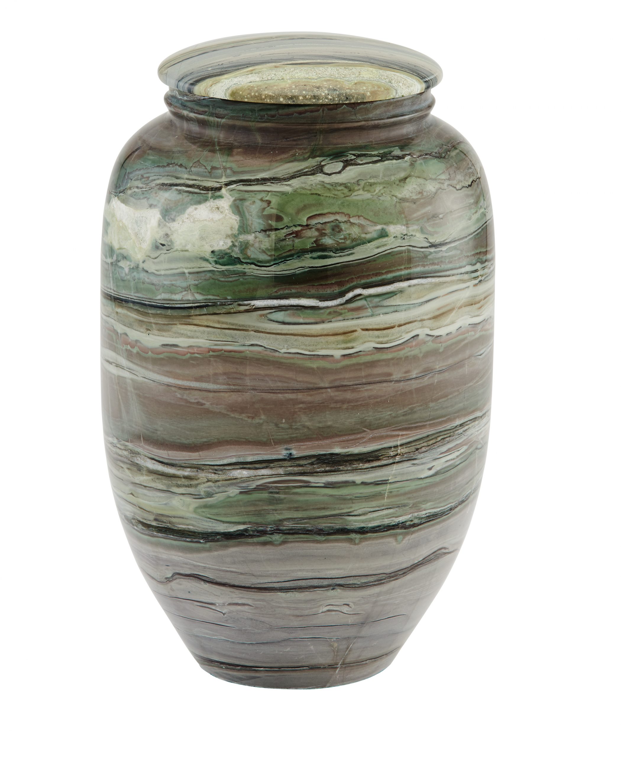 Forest Haze Marble Cremation Urn | Lone Star Cremation