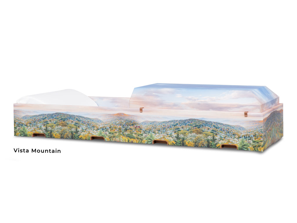 Mountain Artisan Cremation Container | Lone Star Cremation